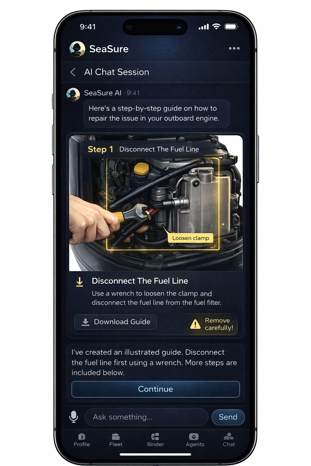 AI Boat Maintenance Assistant | SeaSure – Your AI Marine Maintenance ...